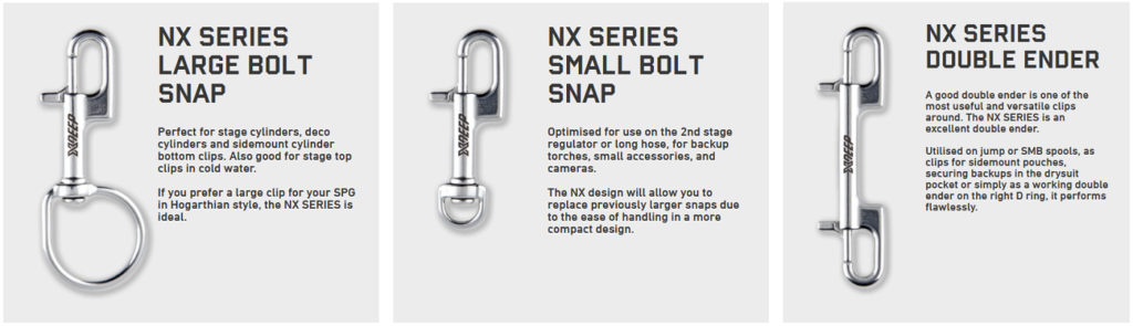 XDEEP｜ボルトスナップの長さ【NX SERIES BOLT SNAP Length】 | Bucho's Dialy